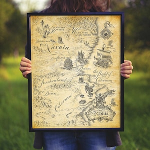 Map of Narnia World - Etsy
