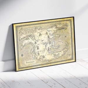 Wings of Fire Map Poster: Pantala Continent Print - Etsy