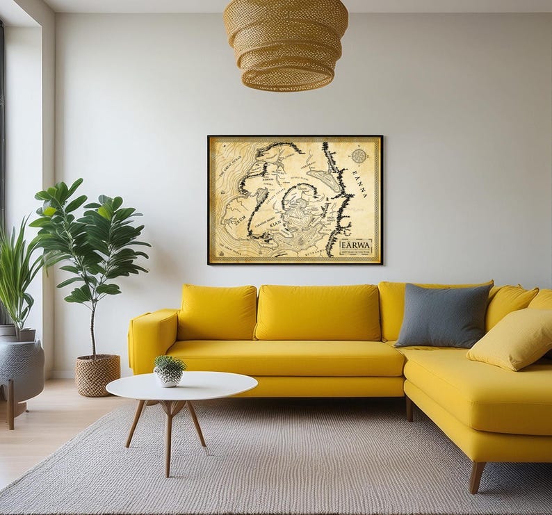 Eärwa Map Poster: Prince of Nothing Book Series Art Print - Etsy