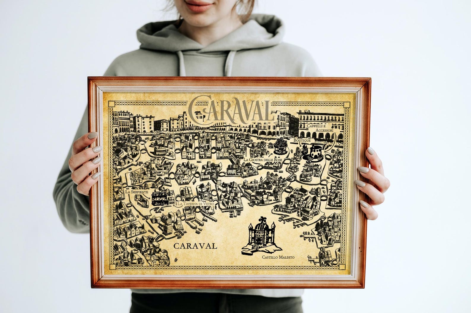 Caraval Book Map Print: Isla De Los Sueños, Fantasy Wall Art - Etsy