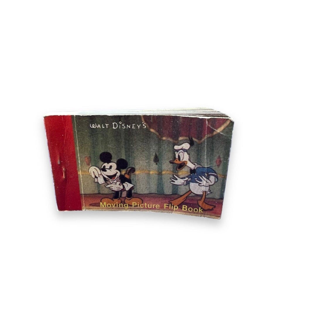 Vintage Walt Disney Donald Duck Moving Picture Flip Book Hong Kong ...