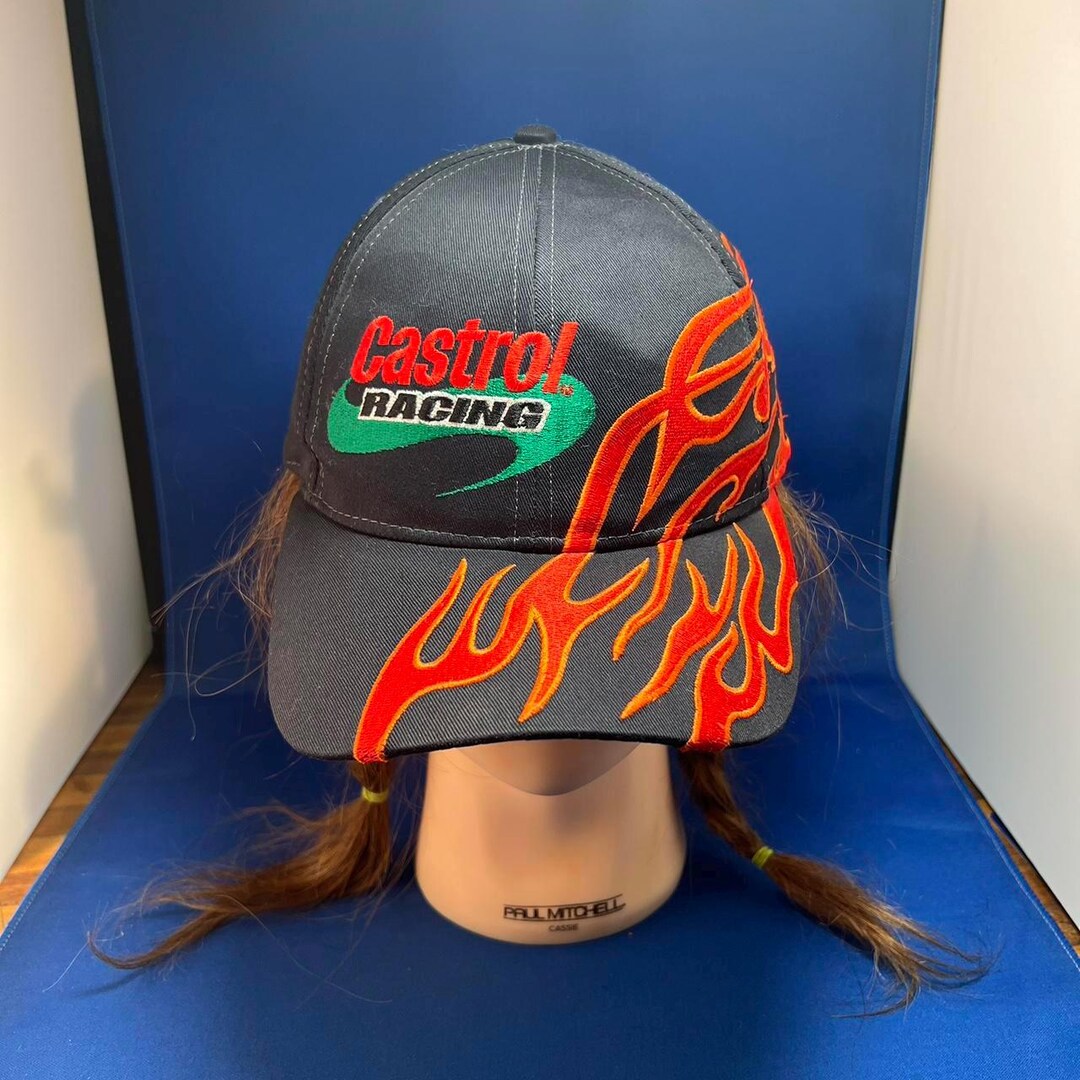 Castrol Racing Flames Cap Adjustable Snapback Vintage - Etsy
