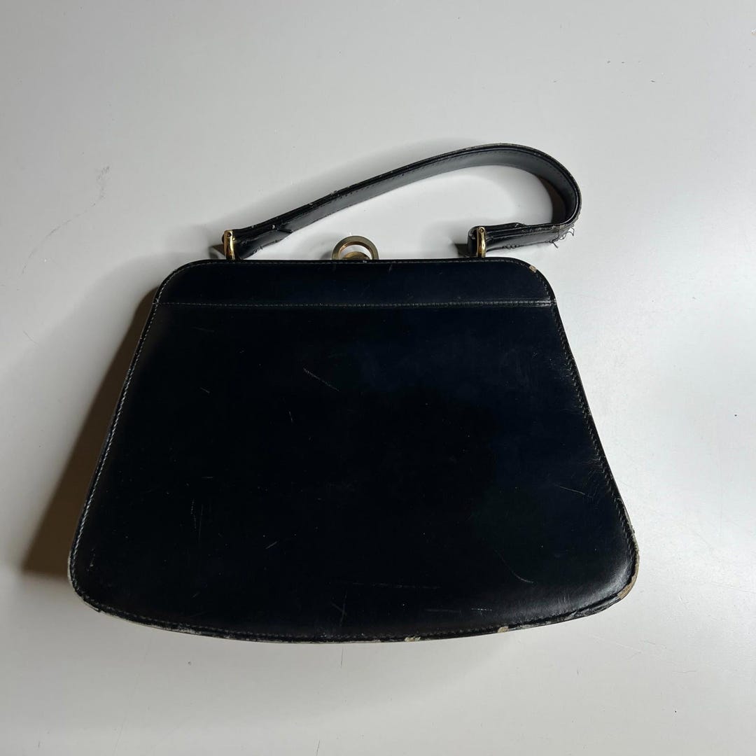 70s Vintage Dofan Made in France Leather Handbag - Etsy