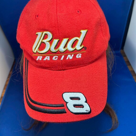 Bud Racing Dale Jr. Cap - Red NASCAR Hat - Gem