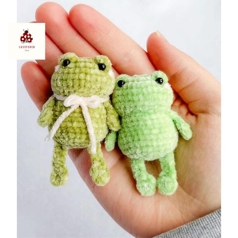 Crochet Green Fribbit Frog PDF Pattern, Amigurumi Pattern, Crochet Gift ...