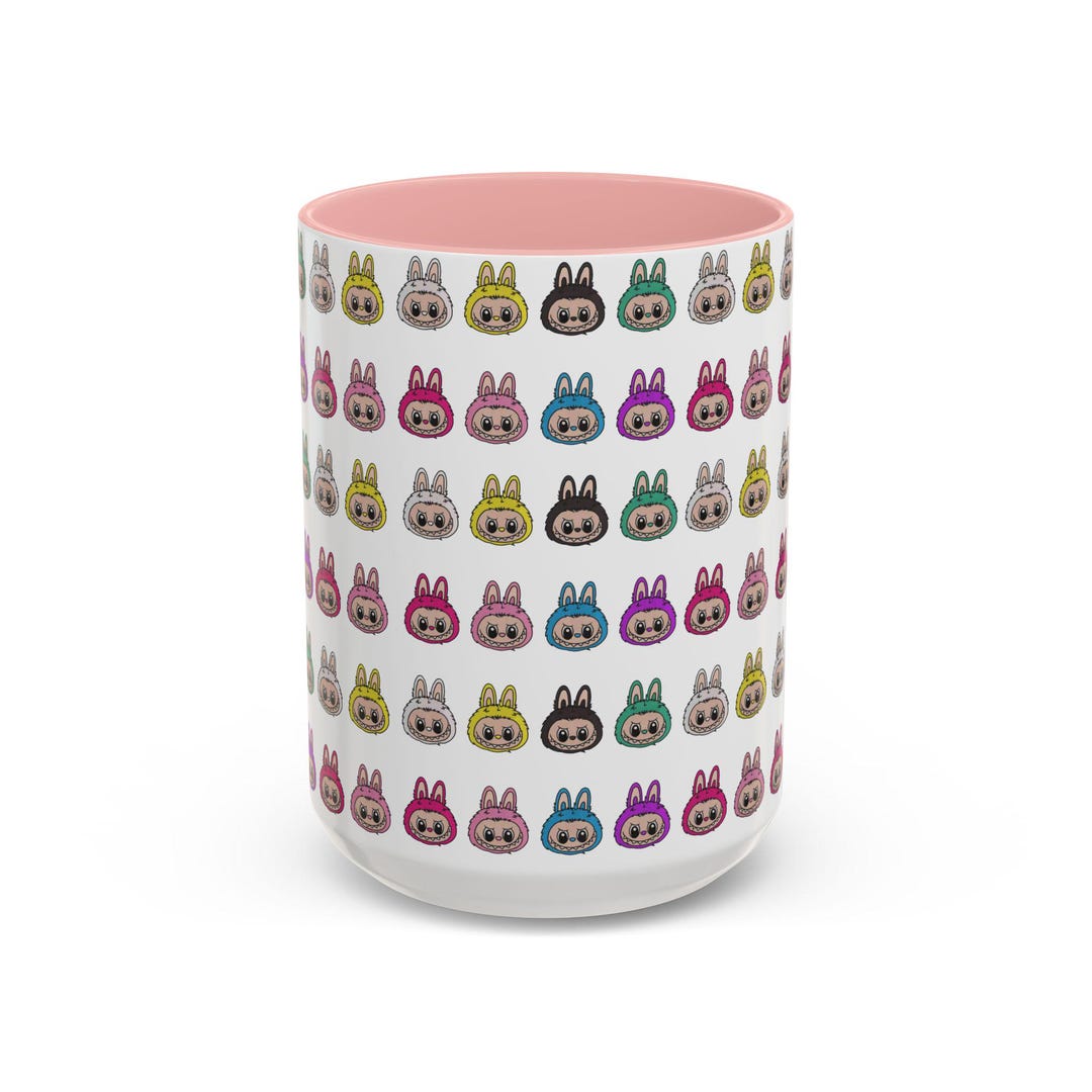 Labubu Whimsical Cartoon Mug | Cute Coffee Cup, Fun Gift for Animal ...