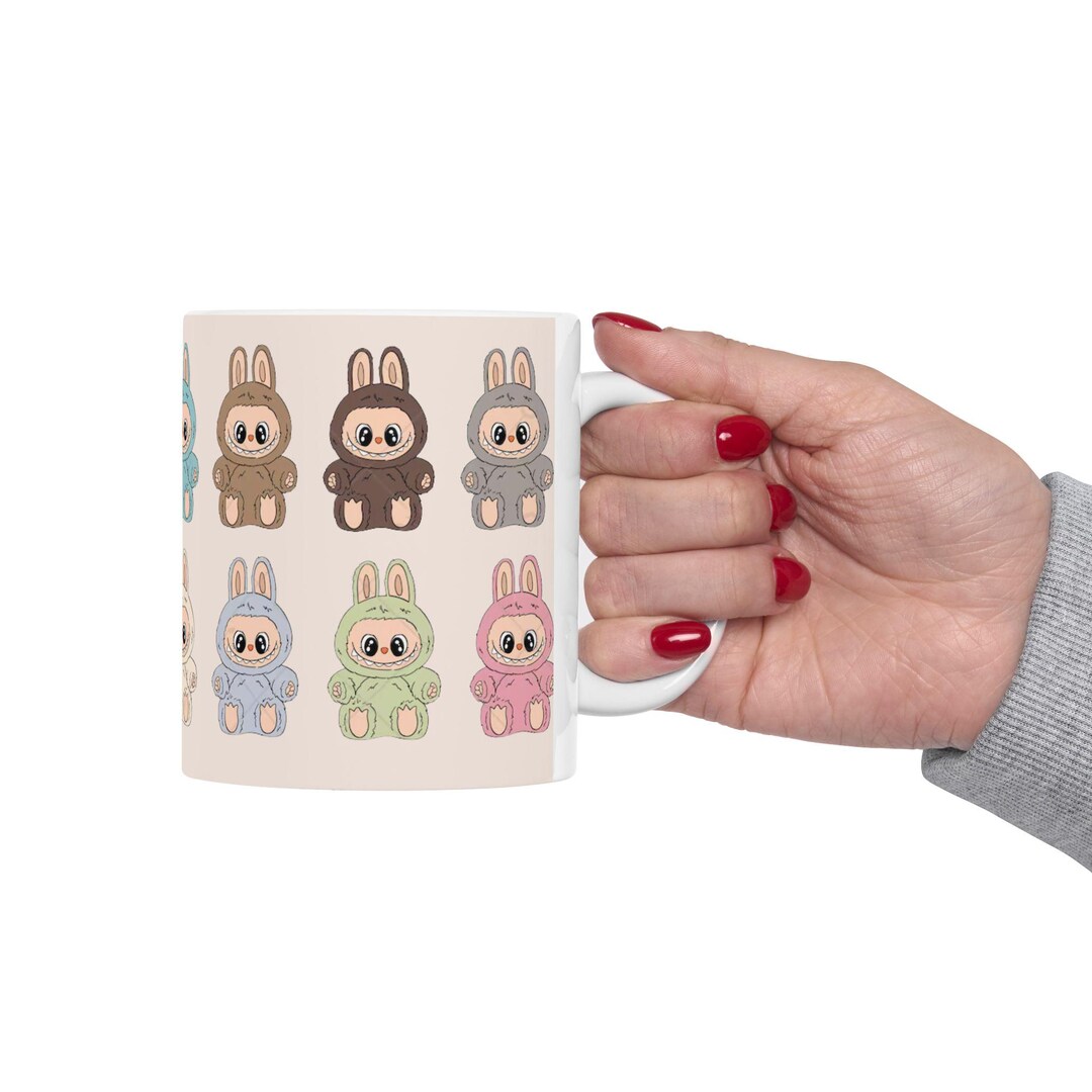 Cute Labubu Mug | Adorable Cartoon Coffee Cup, Fun Gift for Friends ...