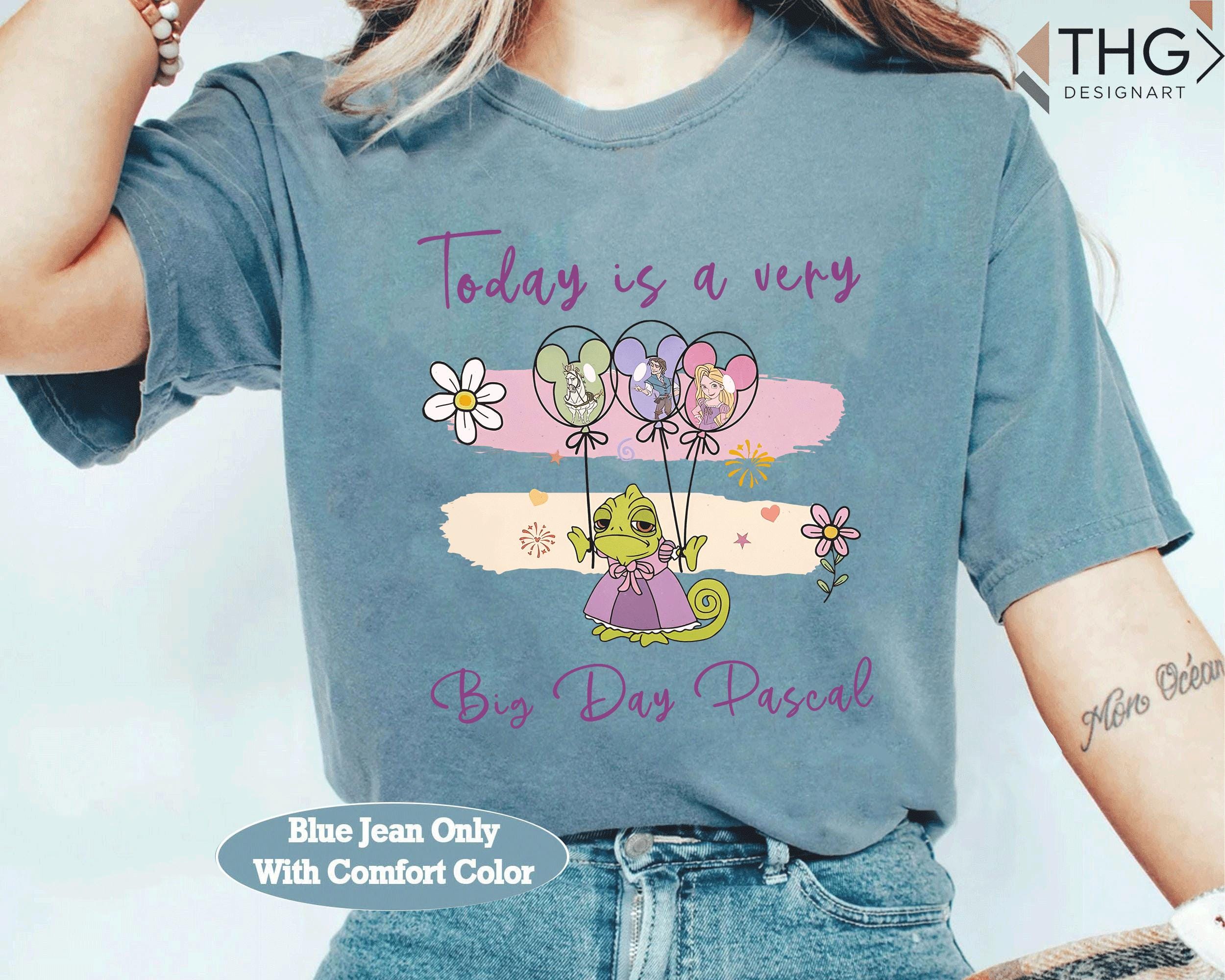 Retro 90s Funny Today is A Very Big Day Pascal Mickey Balloons Tee ...