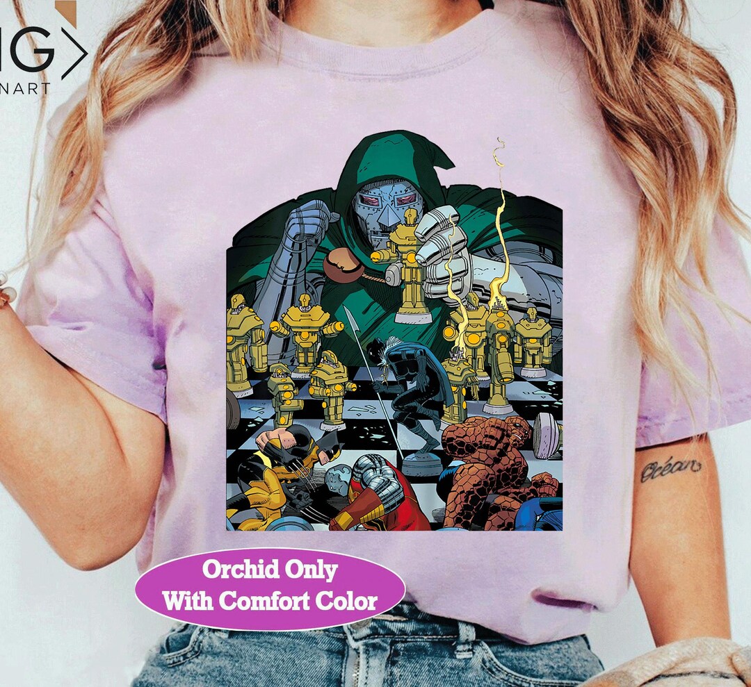 Marvel Doctor Doom Doomwar #3 Comic Cover T-shirt, Classic Comic Book ...