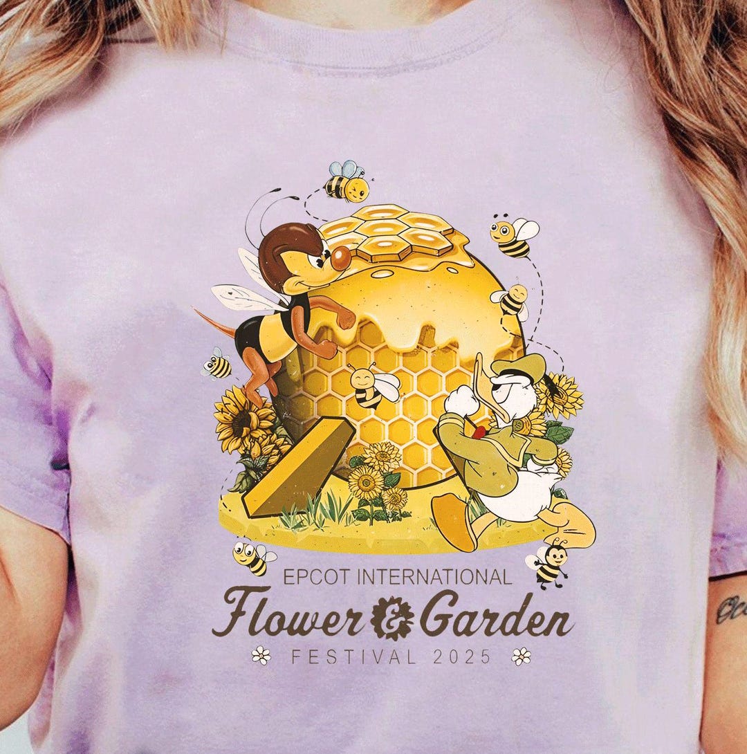 Funny Spike the Bee Donald Duck Disney Epcot International Flower ...