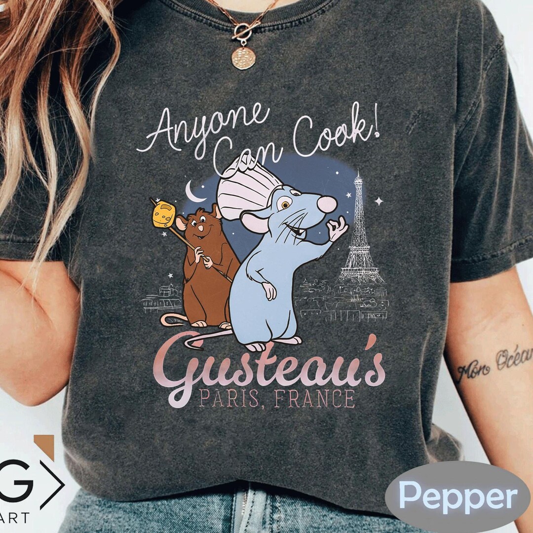 Retro 90s Disney Pixar Ratatouille Remy Little Chef Tee, Disneyland ...