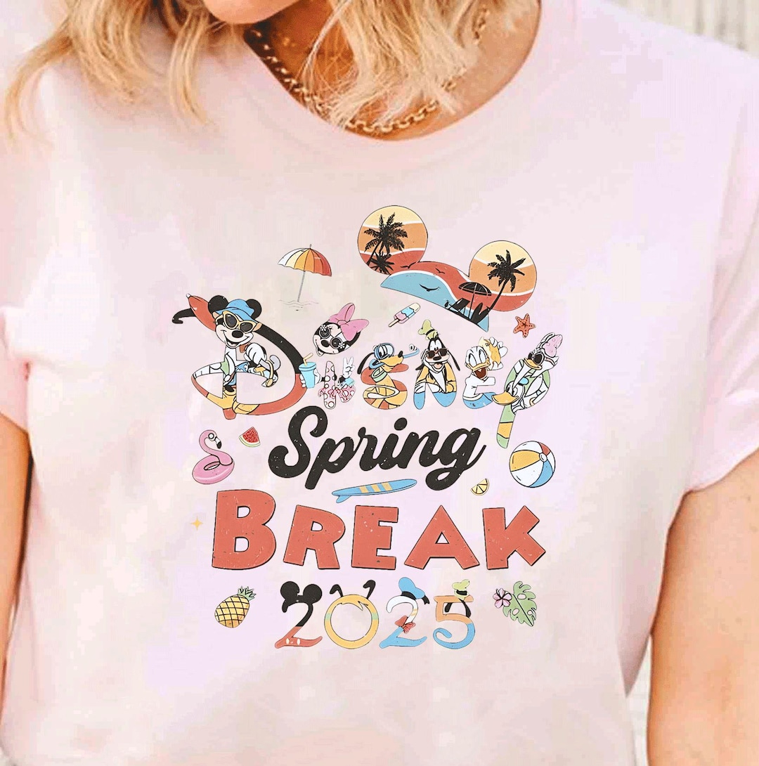 Personalized Mickey and Friends Disney Spring Break Shirts, Matching ...