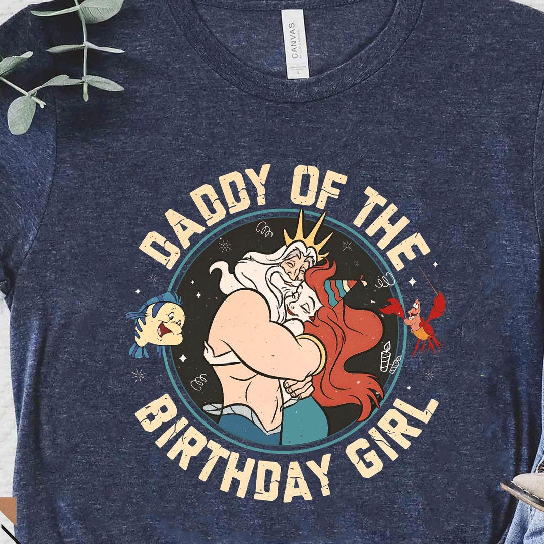 King Triton & Ariel Shirt, the Little Mermaid, Father's Day Gift Ideas ...