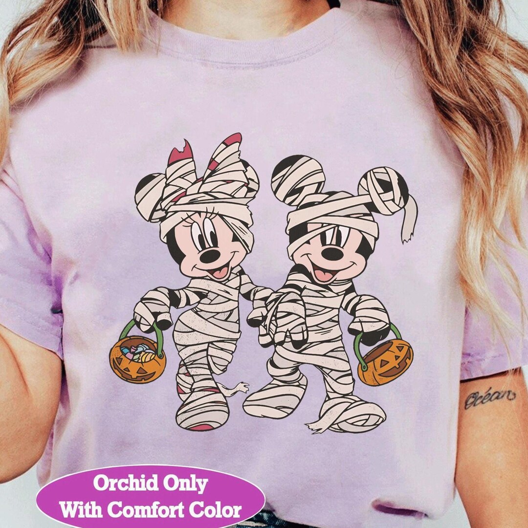 Retro 90s Mickey Mummy and Minnie Mummy T-shirt, Vintage Disney ...