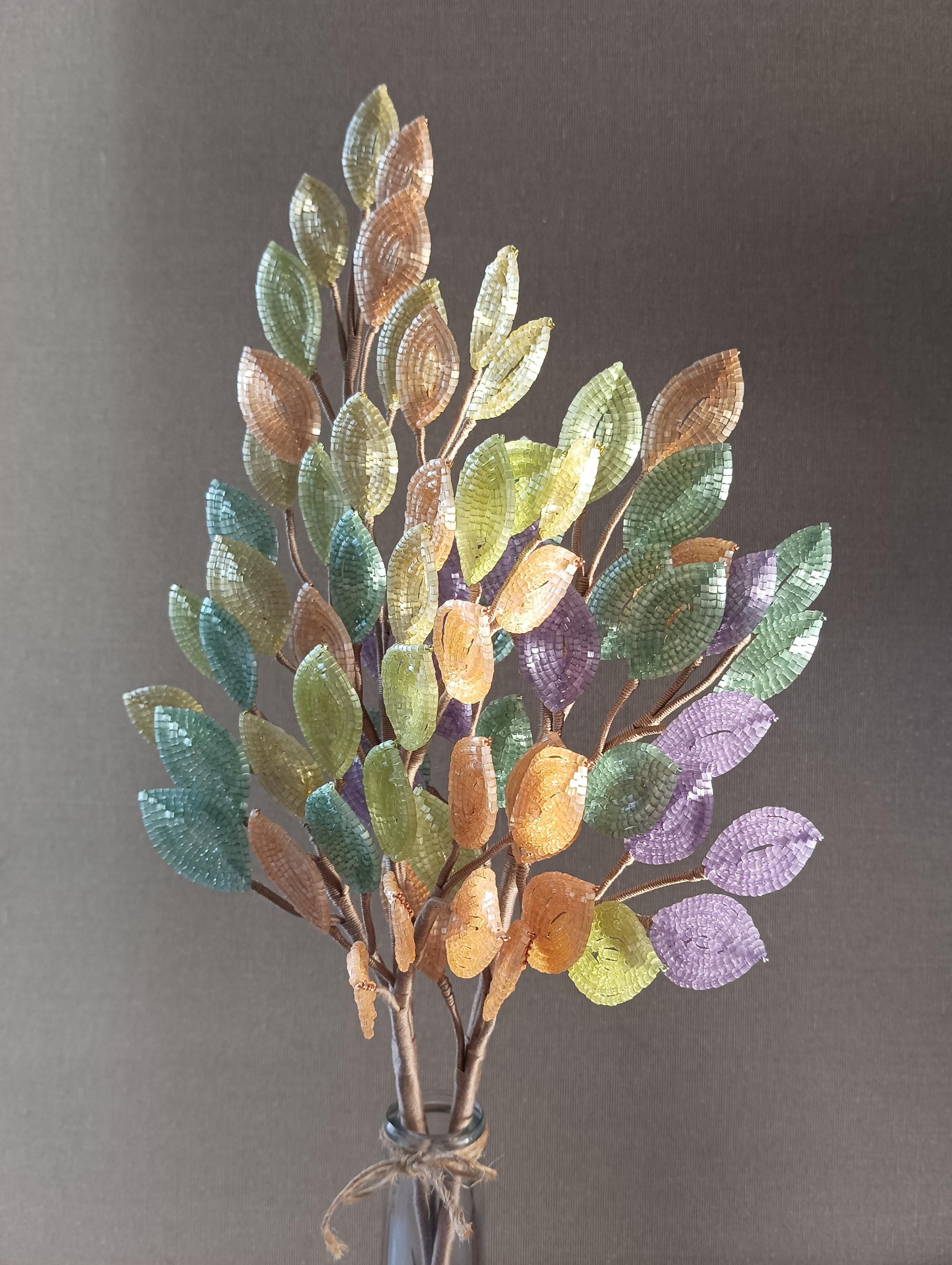 Decorative Beaded Branches/ French Beading/ Handmade - Etsy