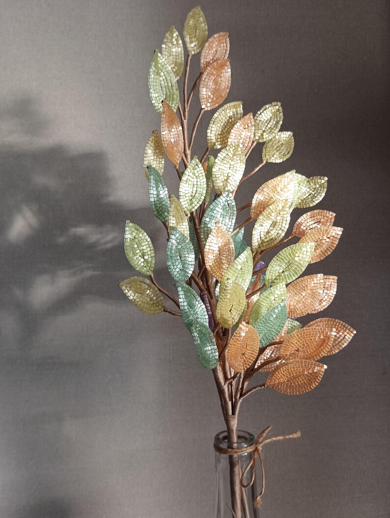 Decorative Beaded Branches/ French Beading/ Handmade - Etsy