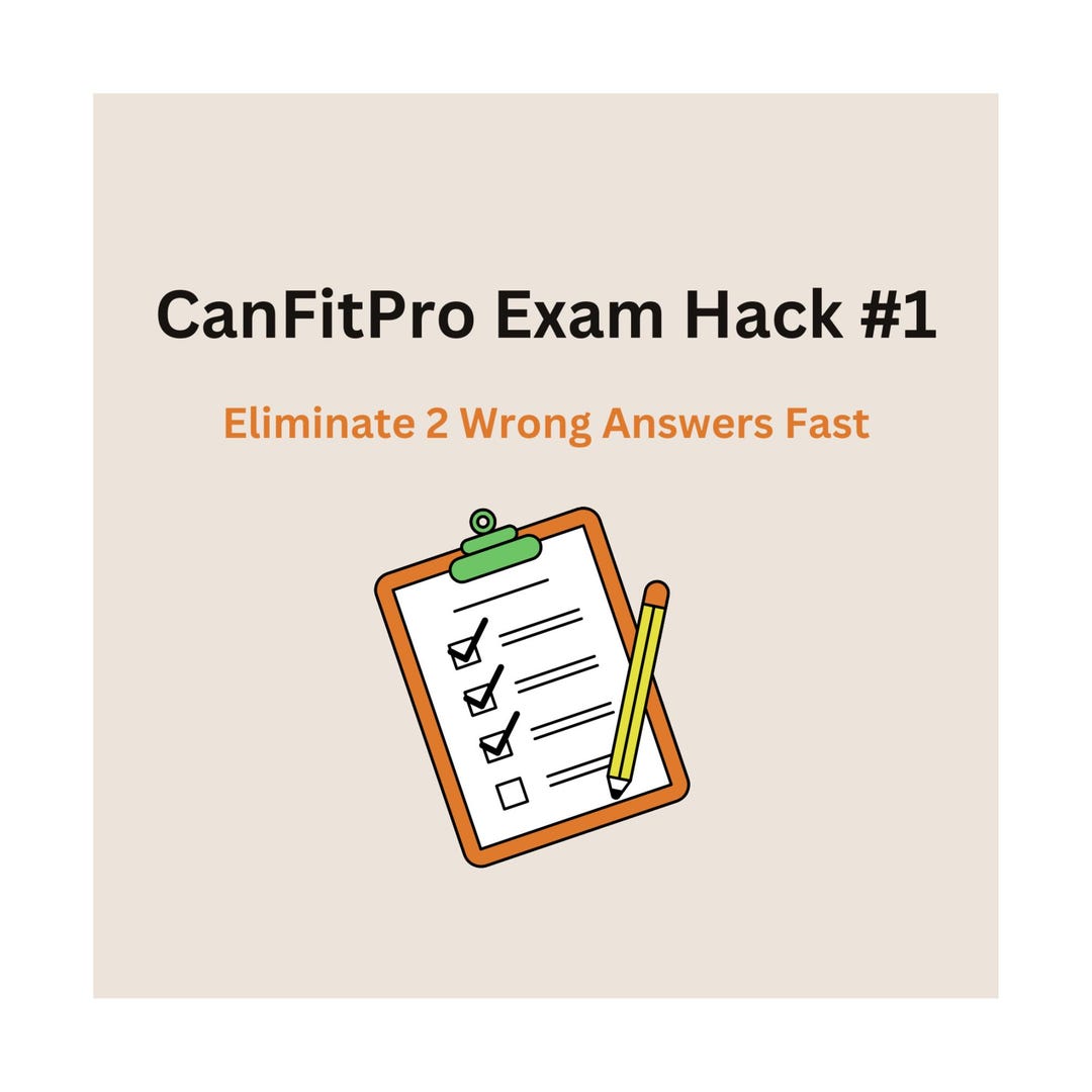 Canfitpro PTS Theory Exam Hack: Question Pattern Decoder | Personal ...