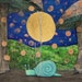 Firefly, Snail and Mushroom Art Print, Colorful Whimsical Animal ...