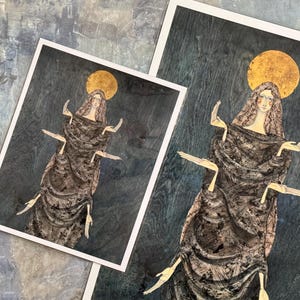 Surreal Fantasy Six Arm Warrior Goddess of Strength Giclee ...