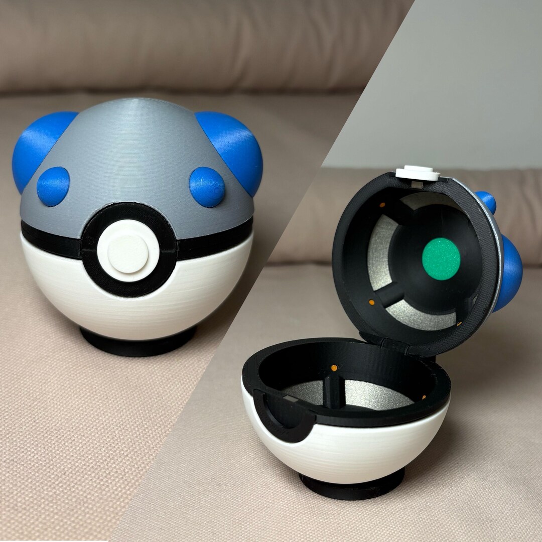 Realistic Heavy Ball | Pokeball | 3D Printed | Pokemon | Cosplay ...