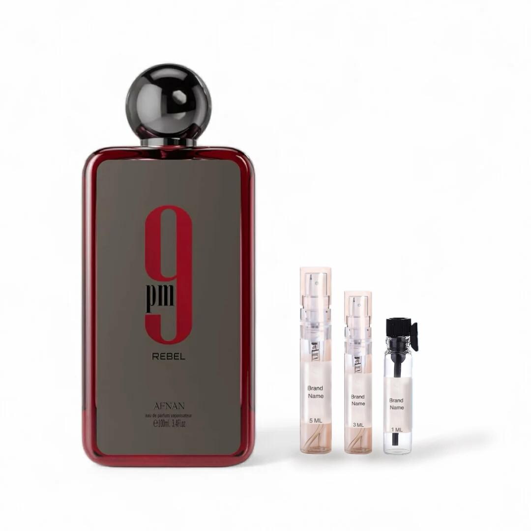 Afnan 9 PM Rebel Sample Decant Travel Size 1 Ml 3 Ml 5 Ml - Etsy