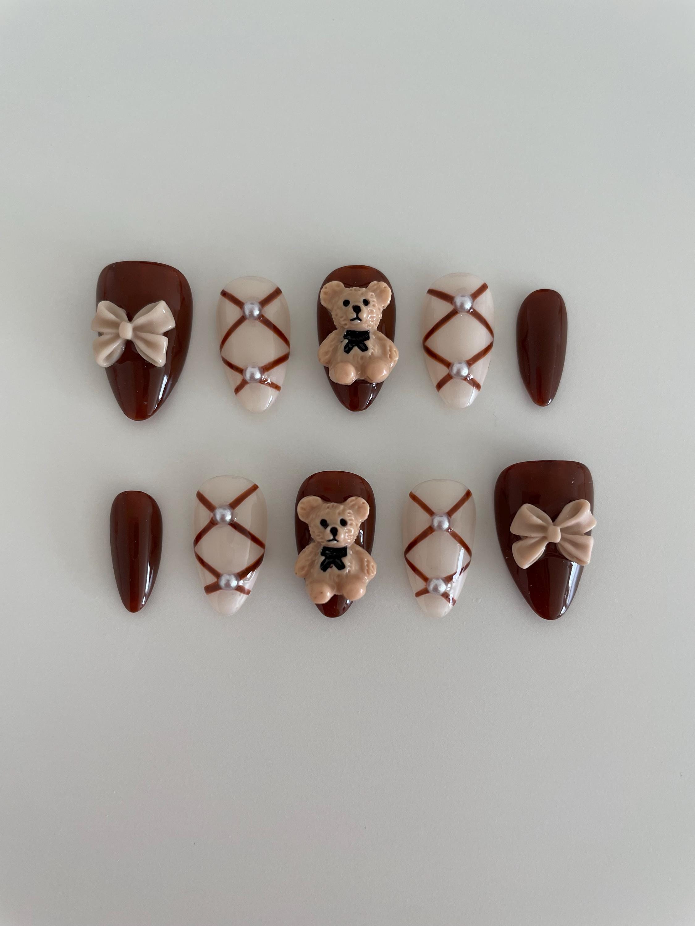 Bow & Bear Press-on Nails - Etsy