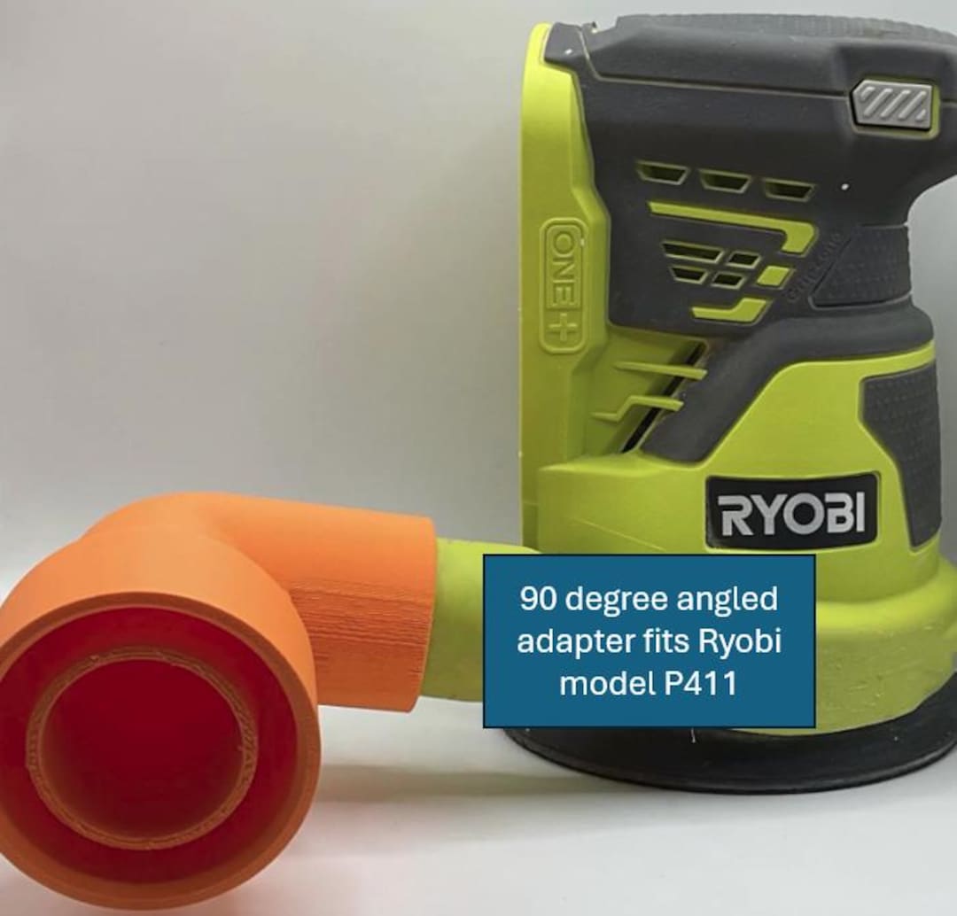 Ryobi Orbital Sander - P411 Elbow Vacuum Adaptor for Shop Vac Hose - Etsy