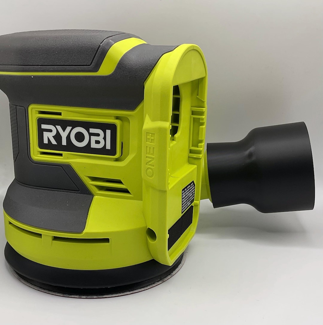 Vacuum Adapter for Ryobi Orbital Sander - PCL406 / PCL406B - Converts ...