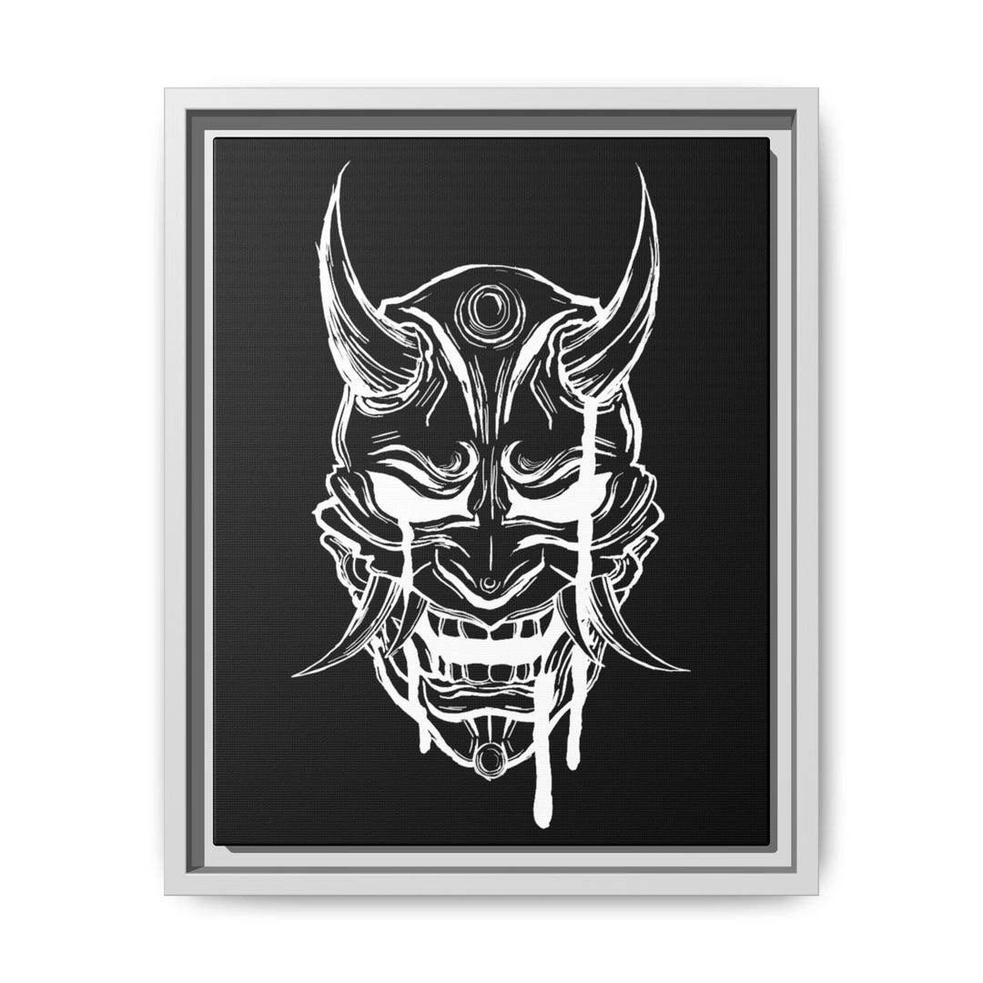 Oni Drip Sumi-e Art Canvas, Wall Art, Japanese Painting, Zen Art, Feng ...