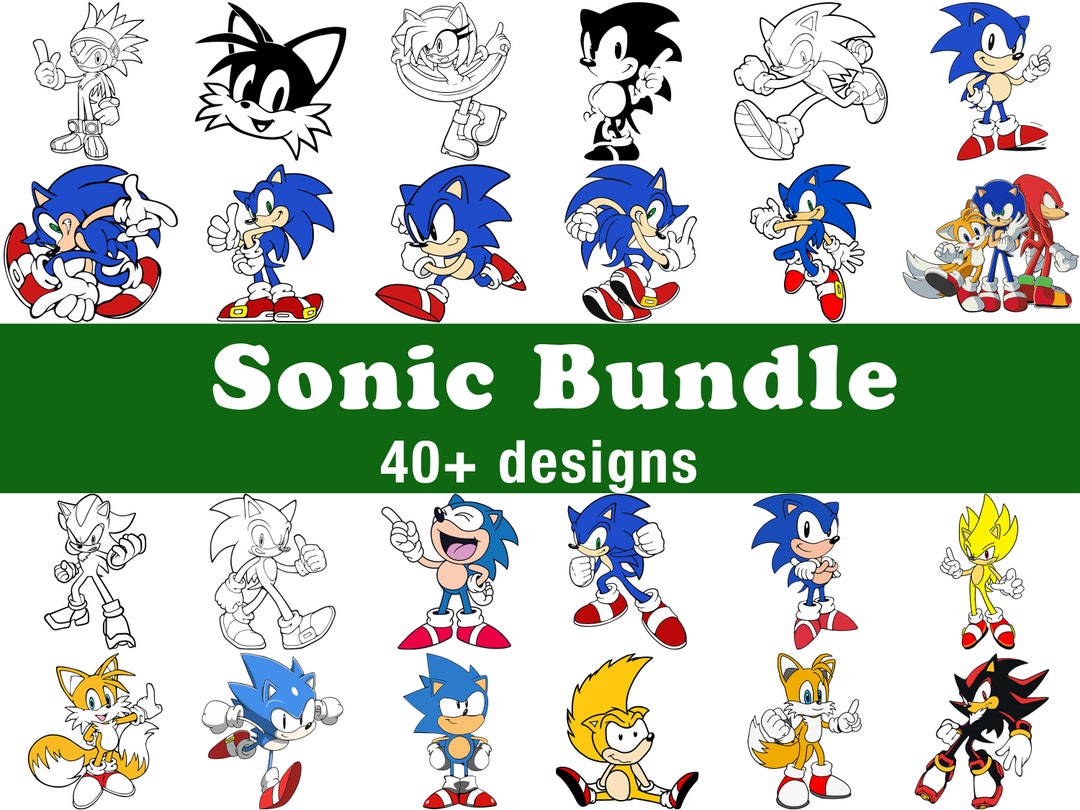 Sonic Game Svg Bundle, Sonic SVG Bundle, Sonic Design SVG Bundle, Sonic ...
