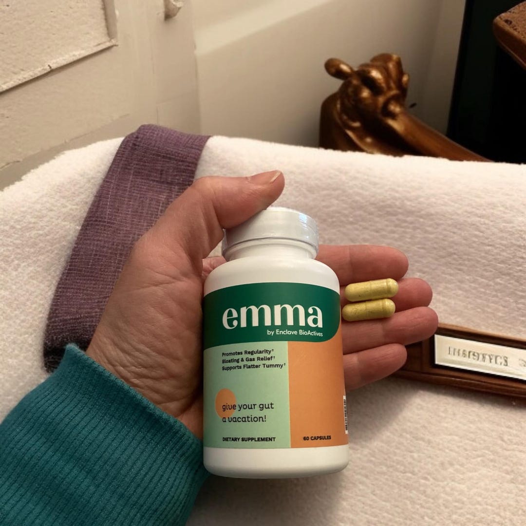 Emma Gut Health Doctors Endorsed Supplement - 60 Capsules - Relief From ...