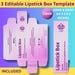 Editable Lipstick Box Template for Canva – Printable Custom Lipstick ...