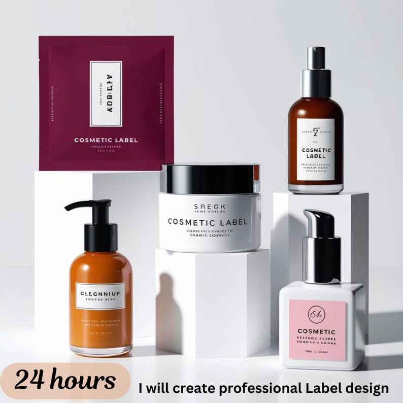 Custom Product Label Design for Branding, Personalized Label Template ...
