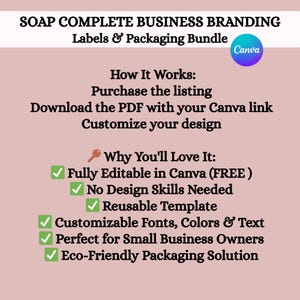 Soap Business Branding Templates | Editable Soap Labels & Packaging Box ...