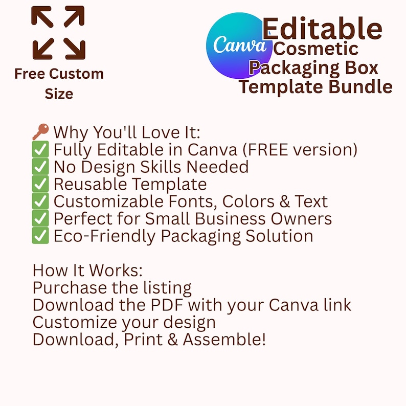 Editable Mailer Box Template for Canva, Custom Subscription Box Template, Printable Product Box ...