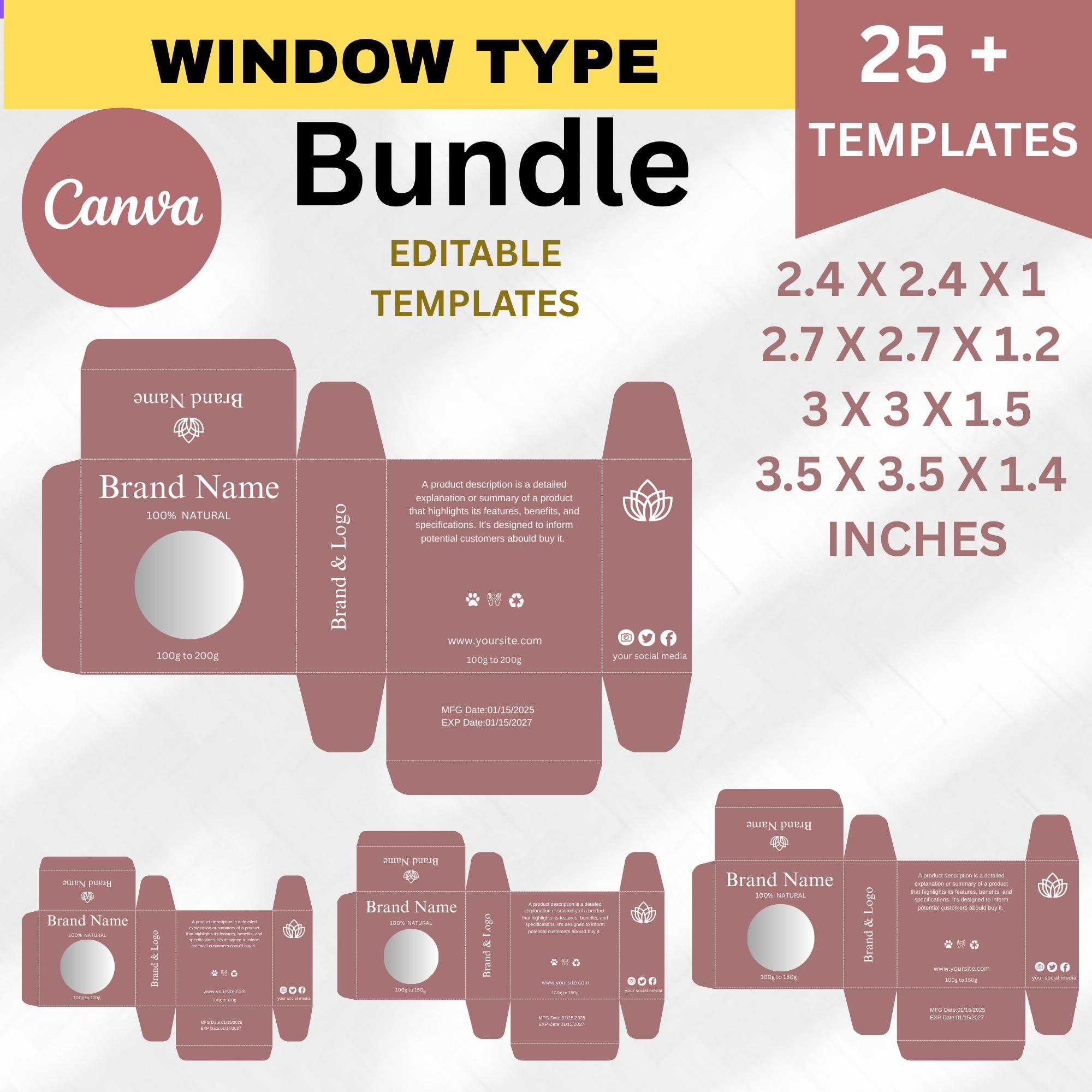 Soap Packaging Templates for Canva, Editable Soap Box Templates, Custom ...