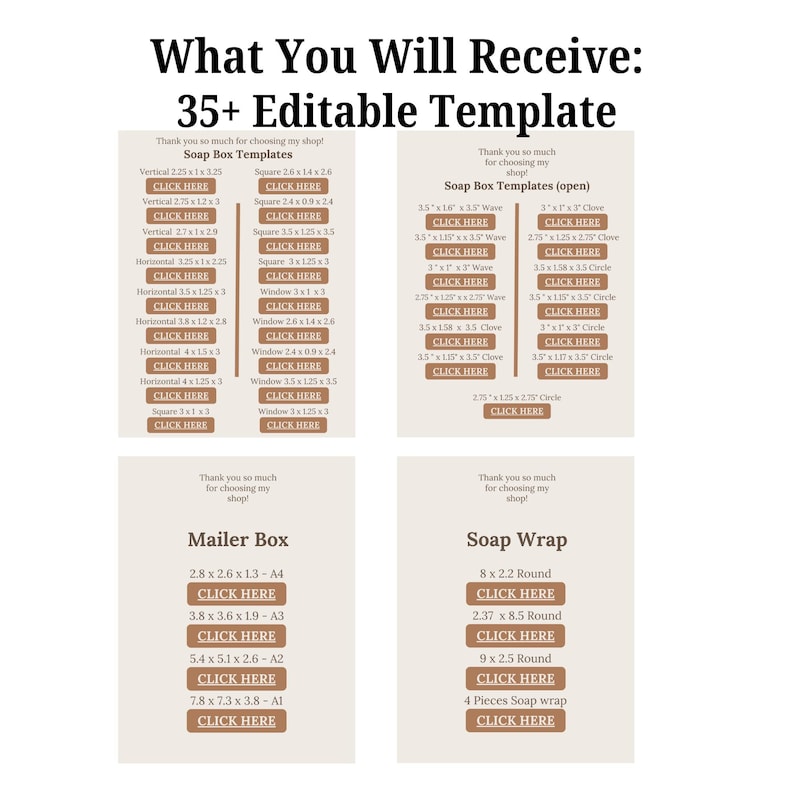 Editable Soap Packaging Templates Canva | Soap Box & Label Bundle ...