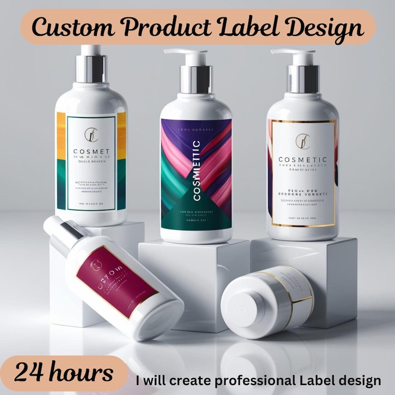 Custom Product Label Design for Branding, Personalized Label Template ...