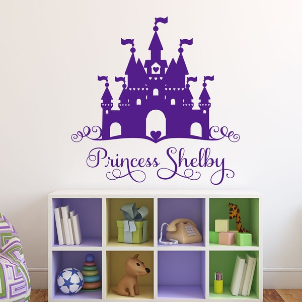 Princess Castle Wall Decal - Etsy
