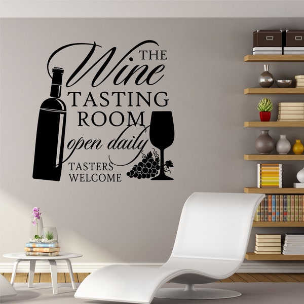 Wine Wall Decal - Etsy