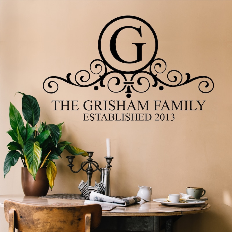 Scroll Monogram - Etsy