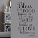 Kitchen Wall Decal Family Recipe, Farmhouse Family Vinyl Wall Lettering ...