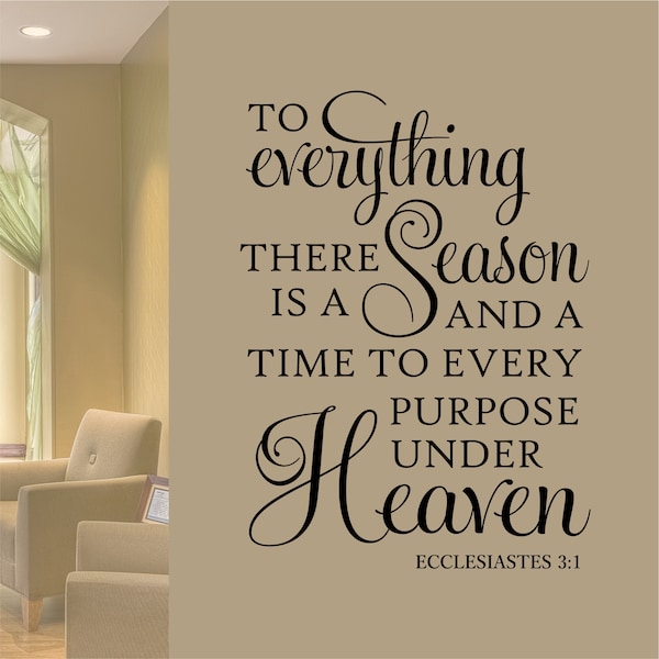 Scripture Wall Decal - Etsy