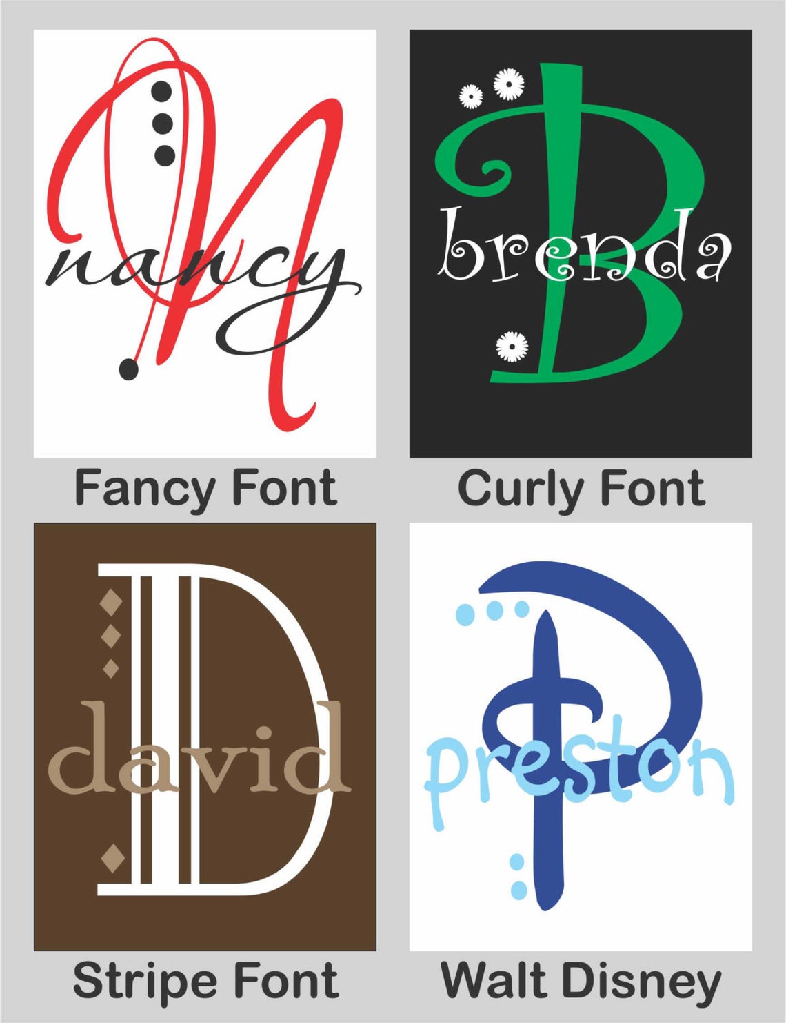 Custom Painted Monogram Canvas Wall Art Hand Painted Canvas | Etsy