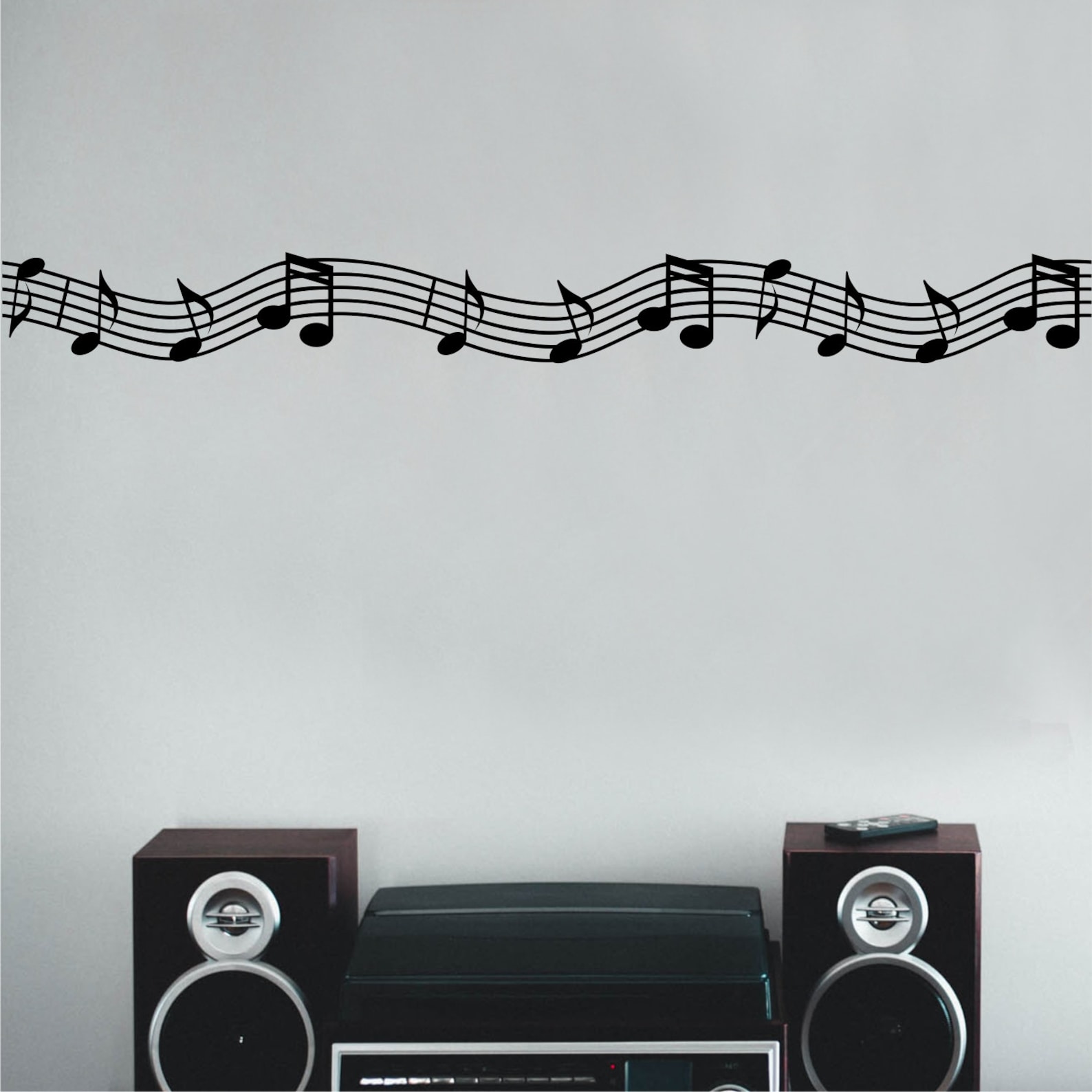 Music Wall Decal Musical Staff Accent Border 16 Foot - Etsy