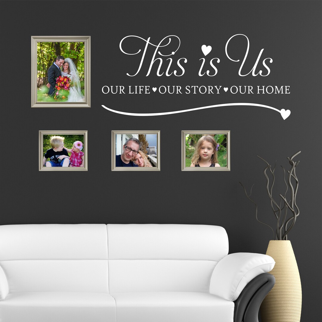Home Wall Decal This is Us, Vinyl Wall Lettering for Families ...