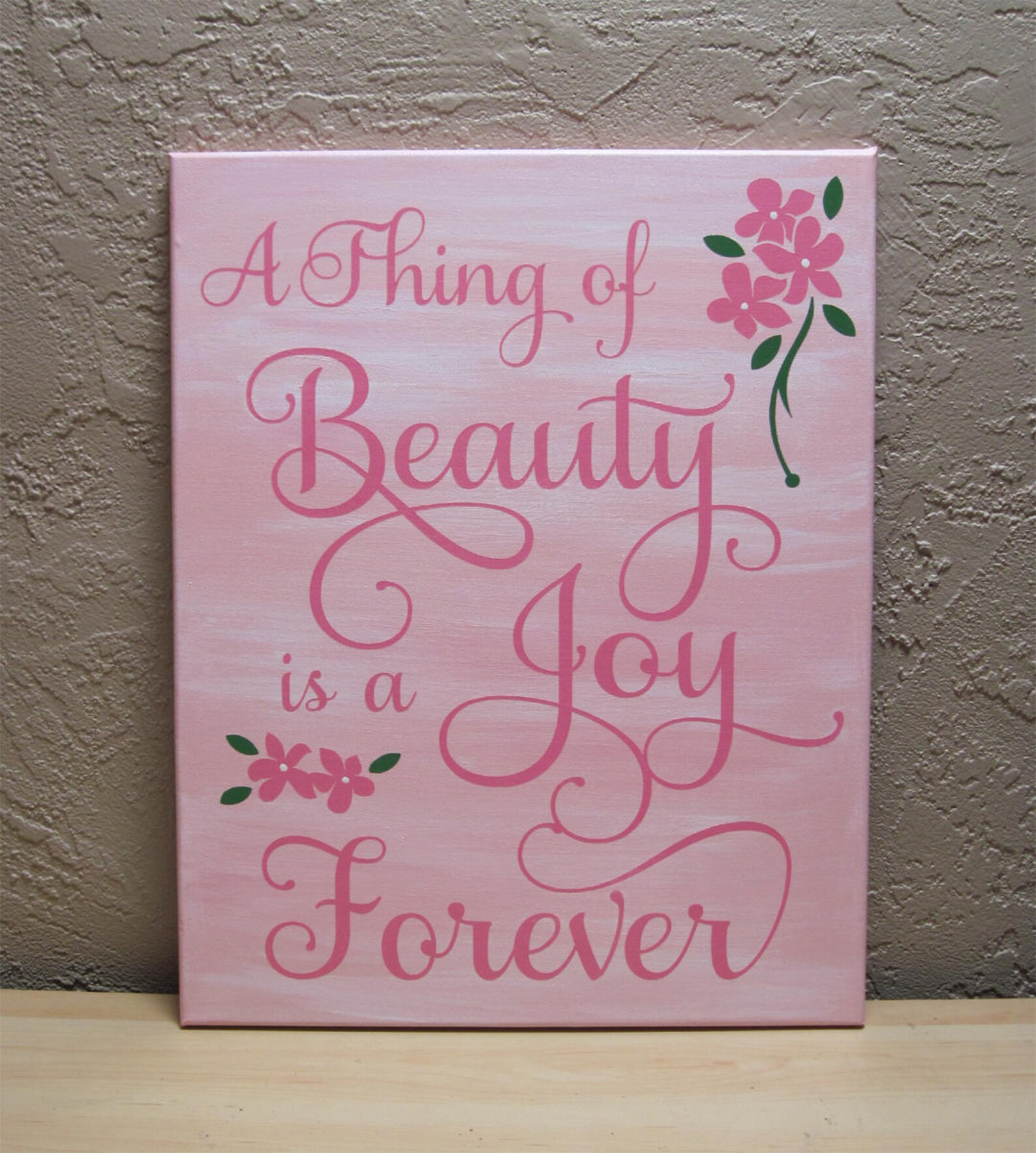 Custom Hand Painted Canvas Wall Art Quotes, Personalized Hand Painted ...