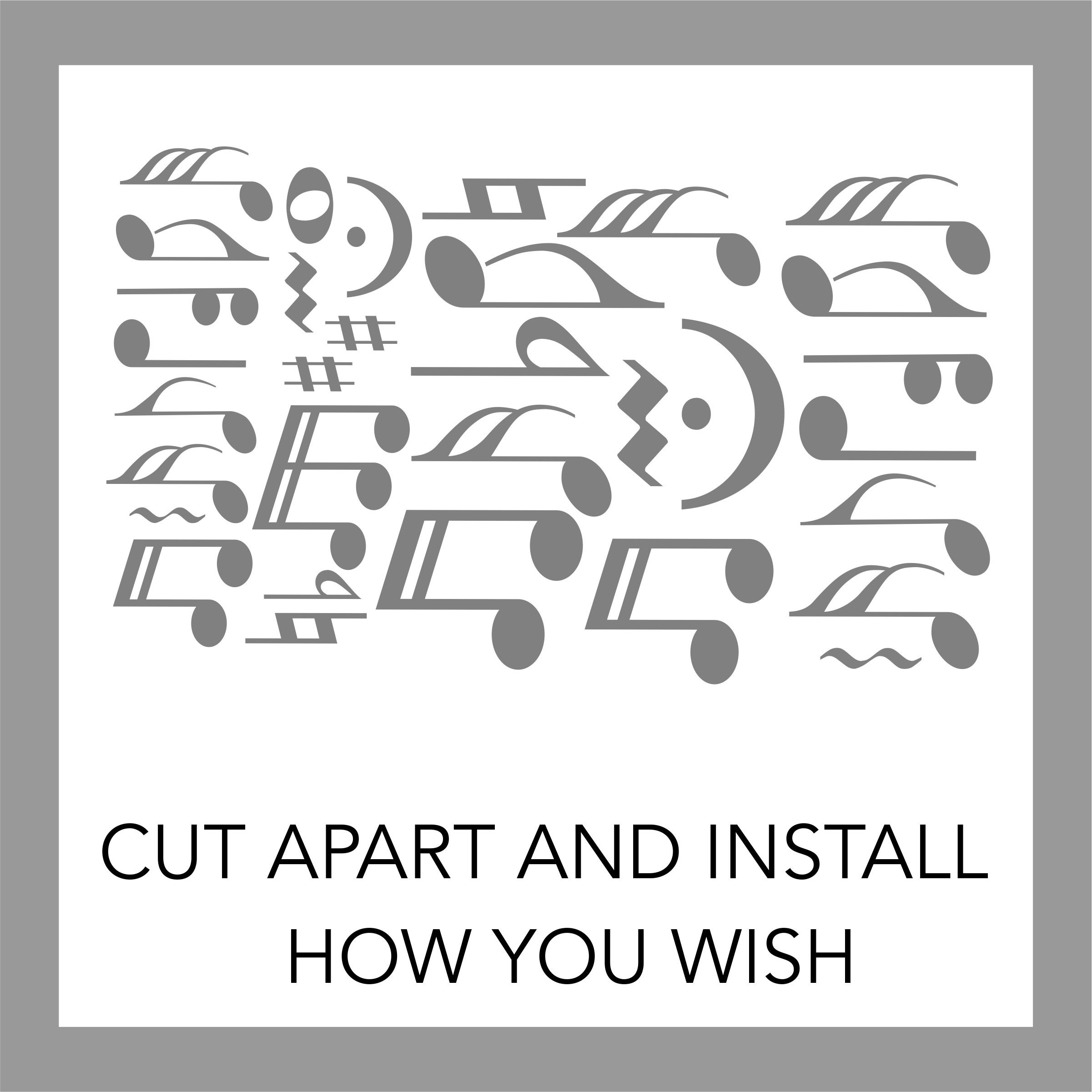 Music Wall Decal Assorted Musical Notes Classroom Vinyl Wall | Etsy