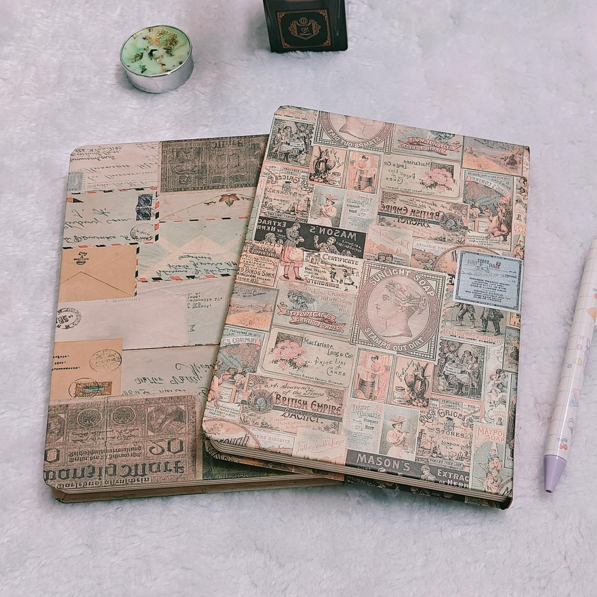 Retro Kraft Paper Journal | 80s Style Diary - Etsy