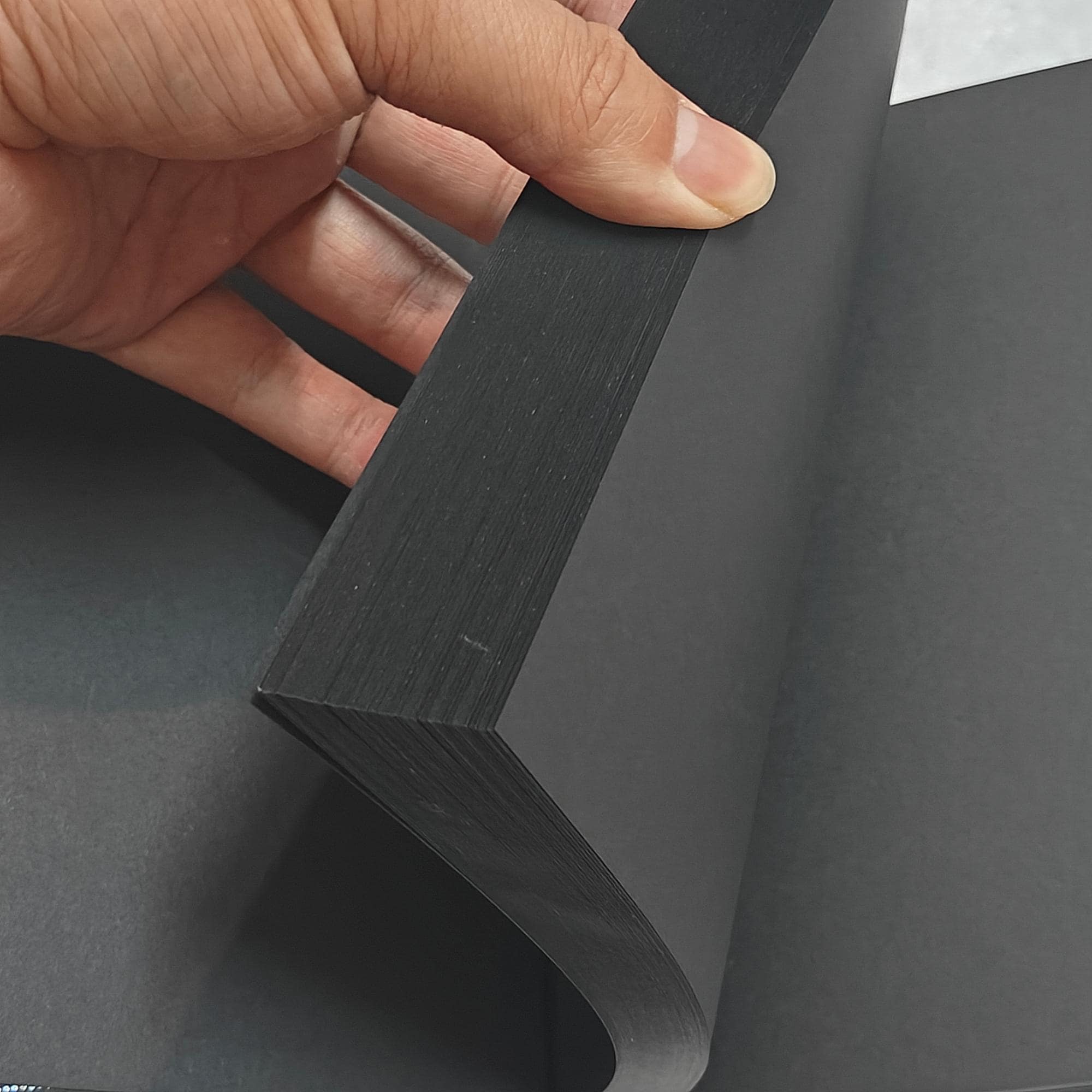 Black Paper Starry Notebook | Aesthetic Dark Journal | All-black Pages ...